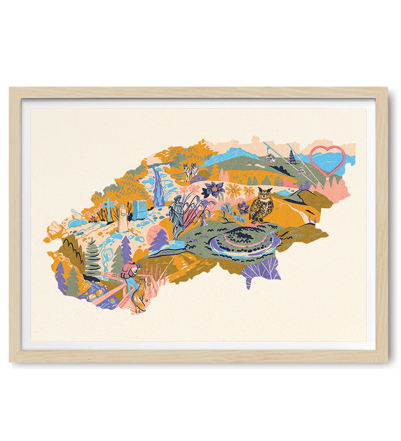 Poster Národný park Malá Fatra